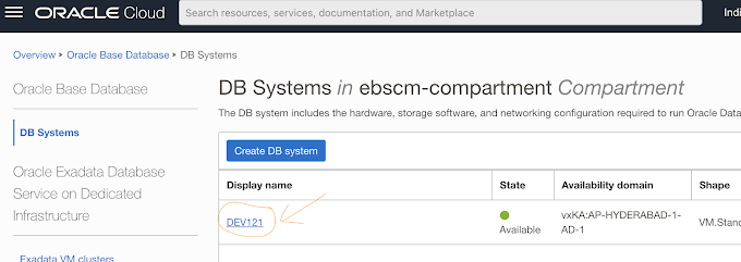 Create A Database Standby Data Guard On Oci Oracle Cloud For A Db System Database